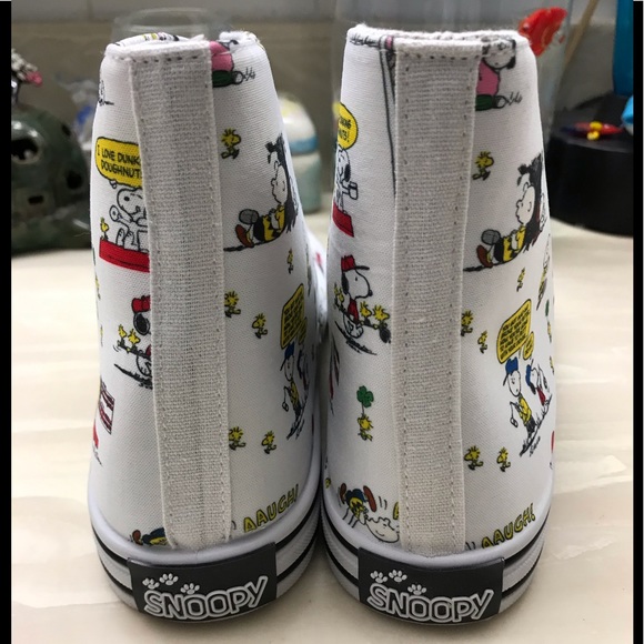 Shoes | Snoopy High Top Sneakers Peanuts Characters | Poshmark